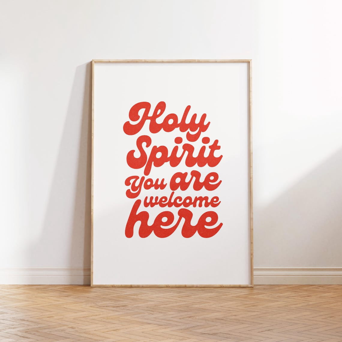 Holy Spirit Poster, Christian Wall Art, Bible Verse Wall Art, Trendy ...