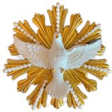 Holy Spirit Wall Plaque Divine Spirit Sculpture Wall Mounted 7.5 ...