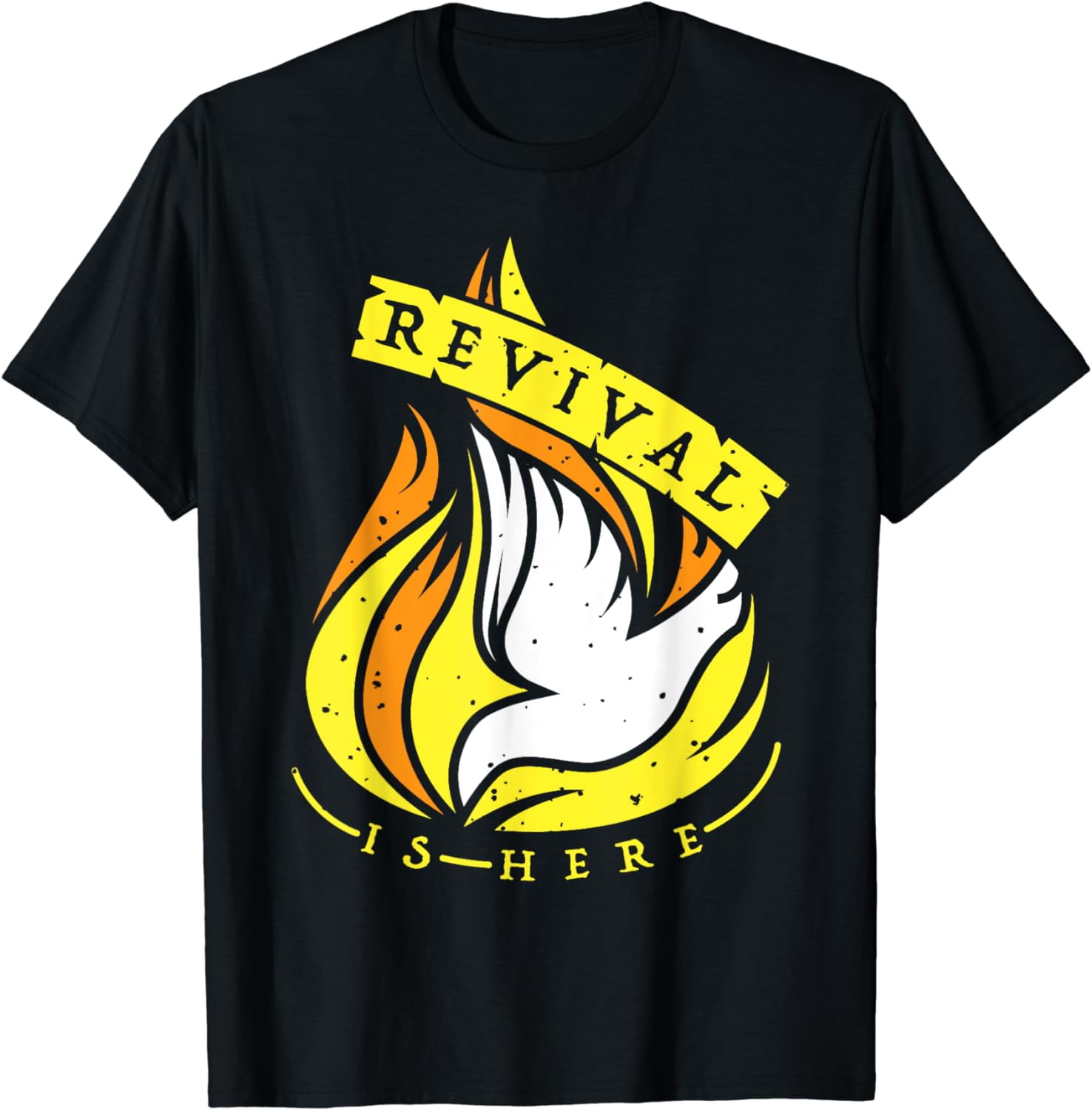 Holy Spirit's Fire of Revival Is Here Christian Tshirt T-Shirt ...