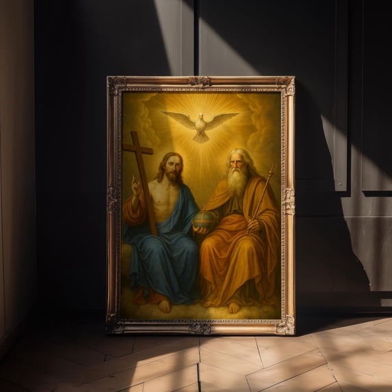 Holy Trinity Picture The Father God The Son Jesus The Holy Spirit ...