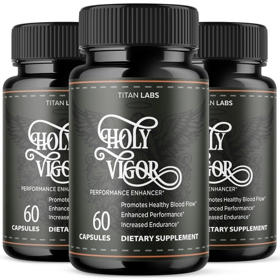Holy Vigor Advanced Formula Natural Supplement Pills for Max Strength ...