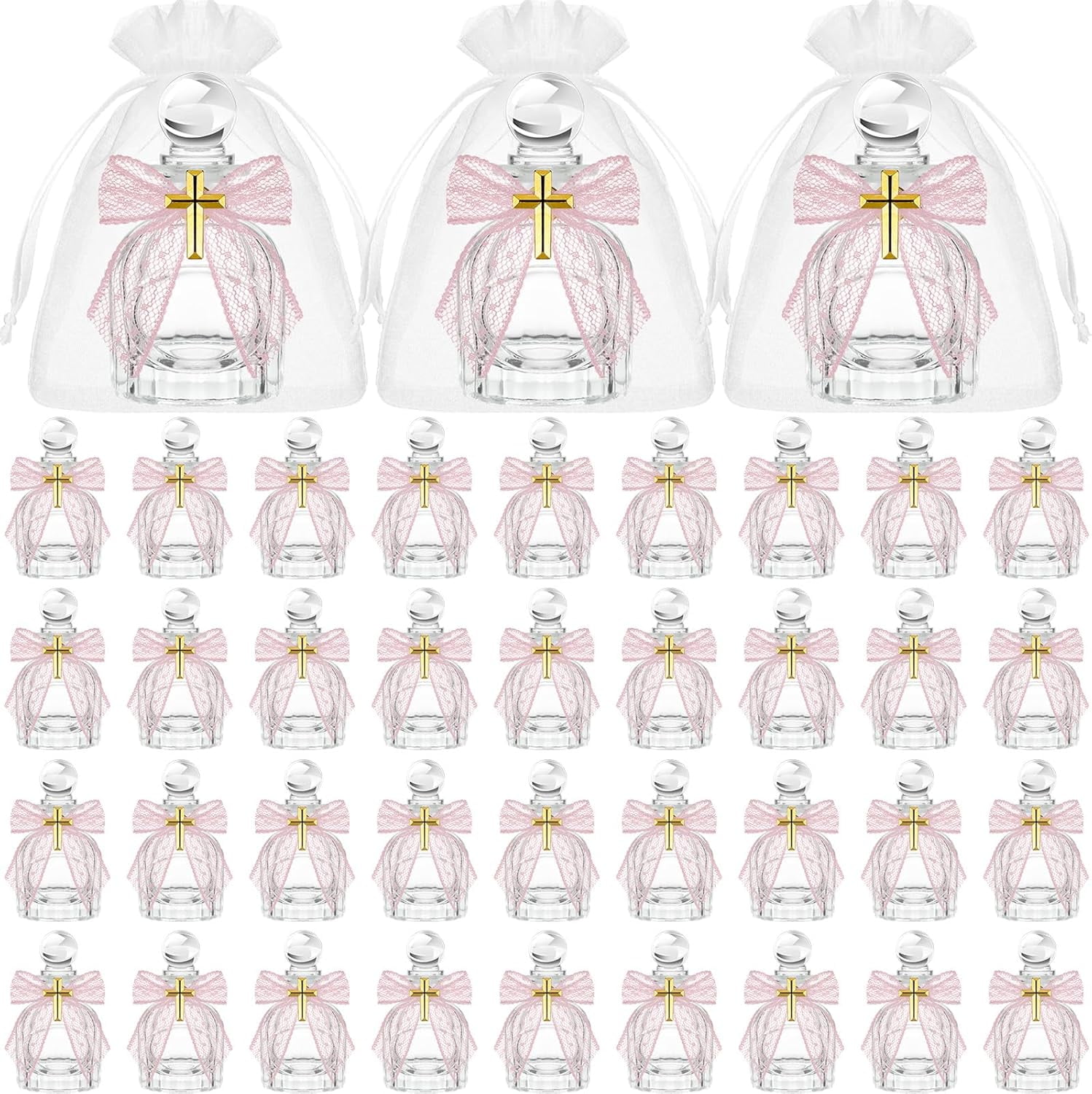 Holy Water Bottles Catholic Bulk Glass Baptism Favors for Guests ...