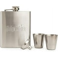 Holy Water Hip Flask Set with Shot Glasses and Funnel, Holds 6 oz ...