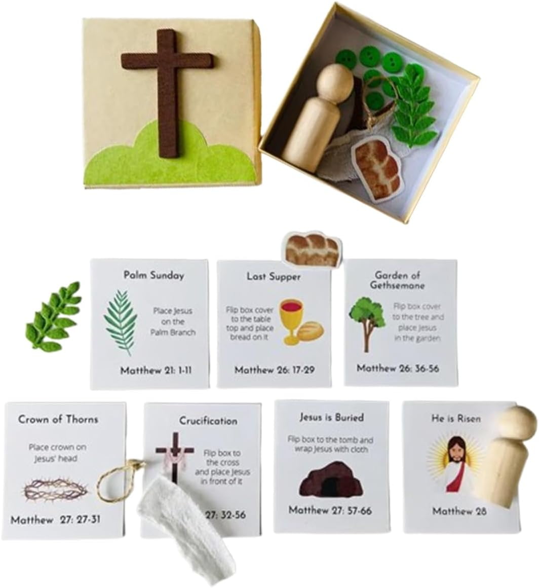 Holy Week Box | Easter Box Set, Holy Week Box with 7 Cards, Family ...