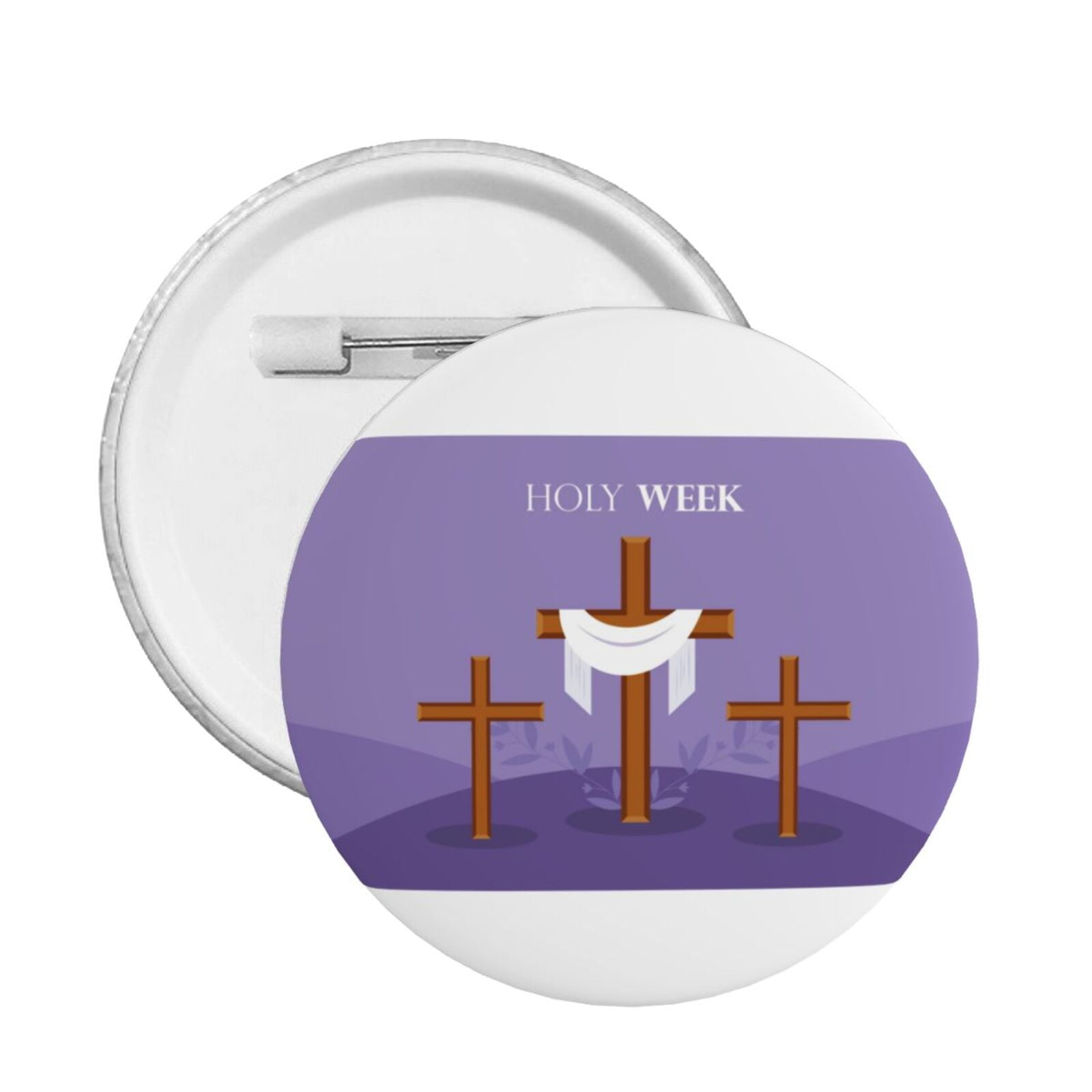 Holy Week Circular Button Fashion Badge Decoration Backpack Clothing ...
