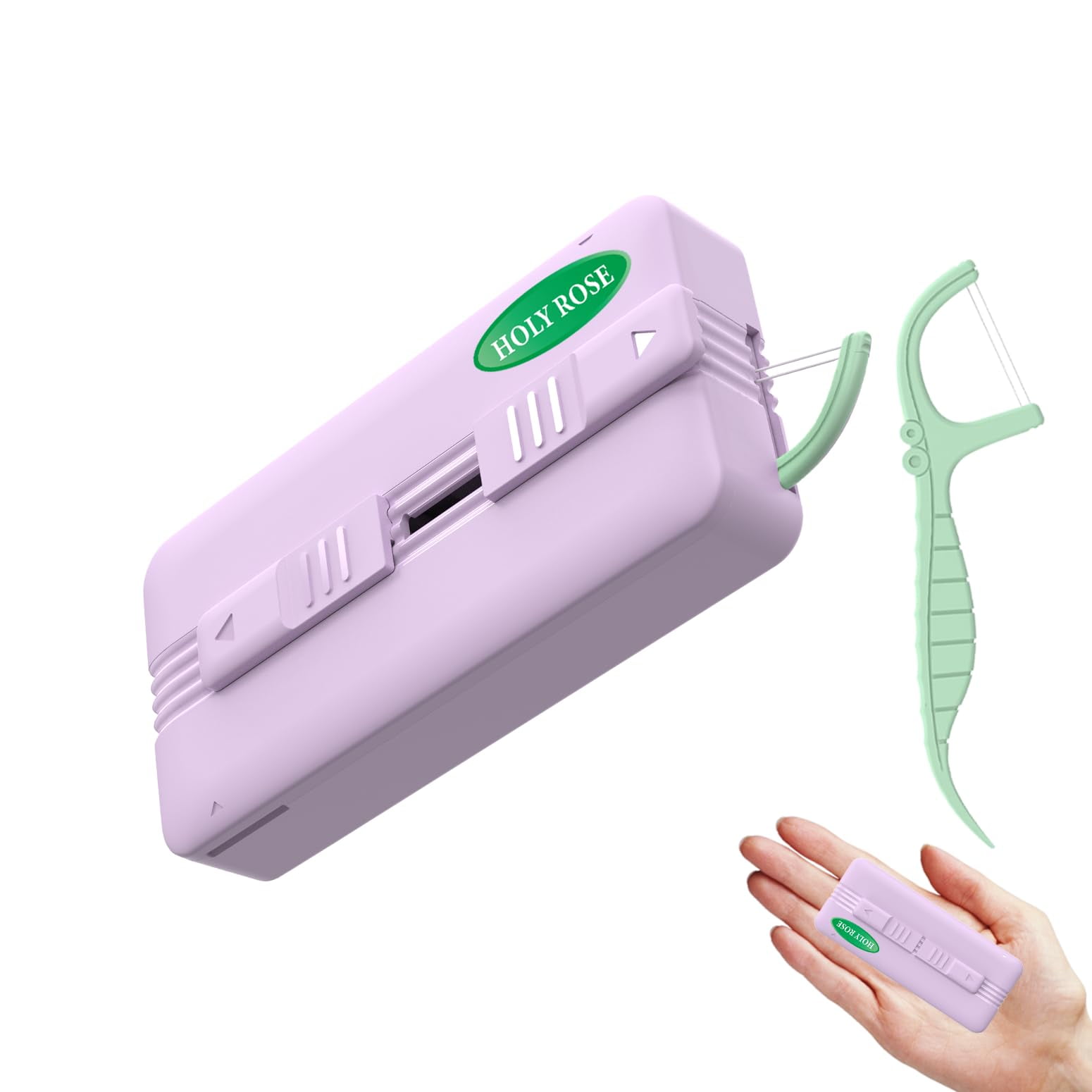 Holy rose Dental Floss Picks Portable Dispenser with Mint Flavor ...