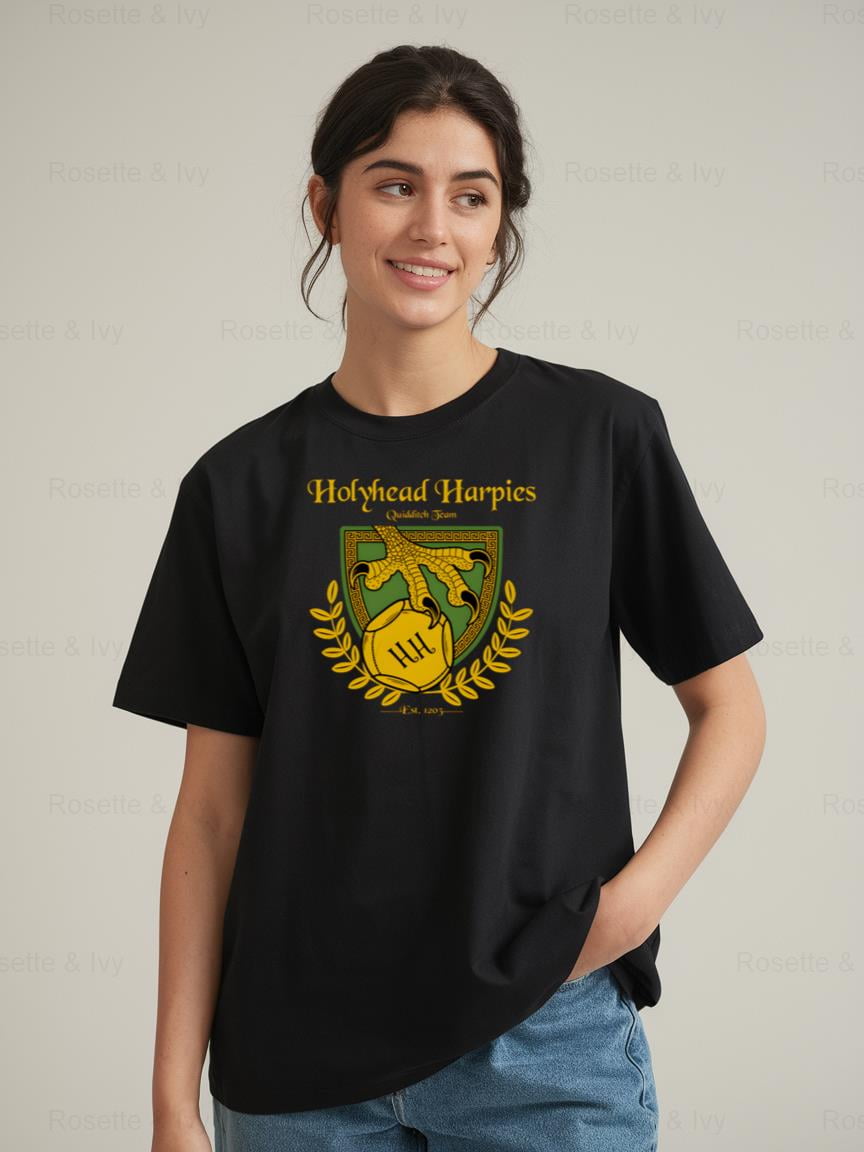 Holyhead Harpies T Shirt Harry Potter Quidditch Wizard Team, for unisex up to 5XL - Walmart.com