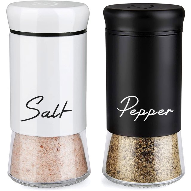 Holytech Salt and Pepper Shakers Set,Kitchen Decor and Accessories for Countertop Kitchen ...