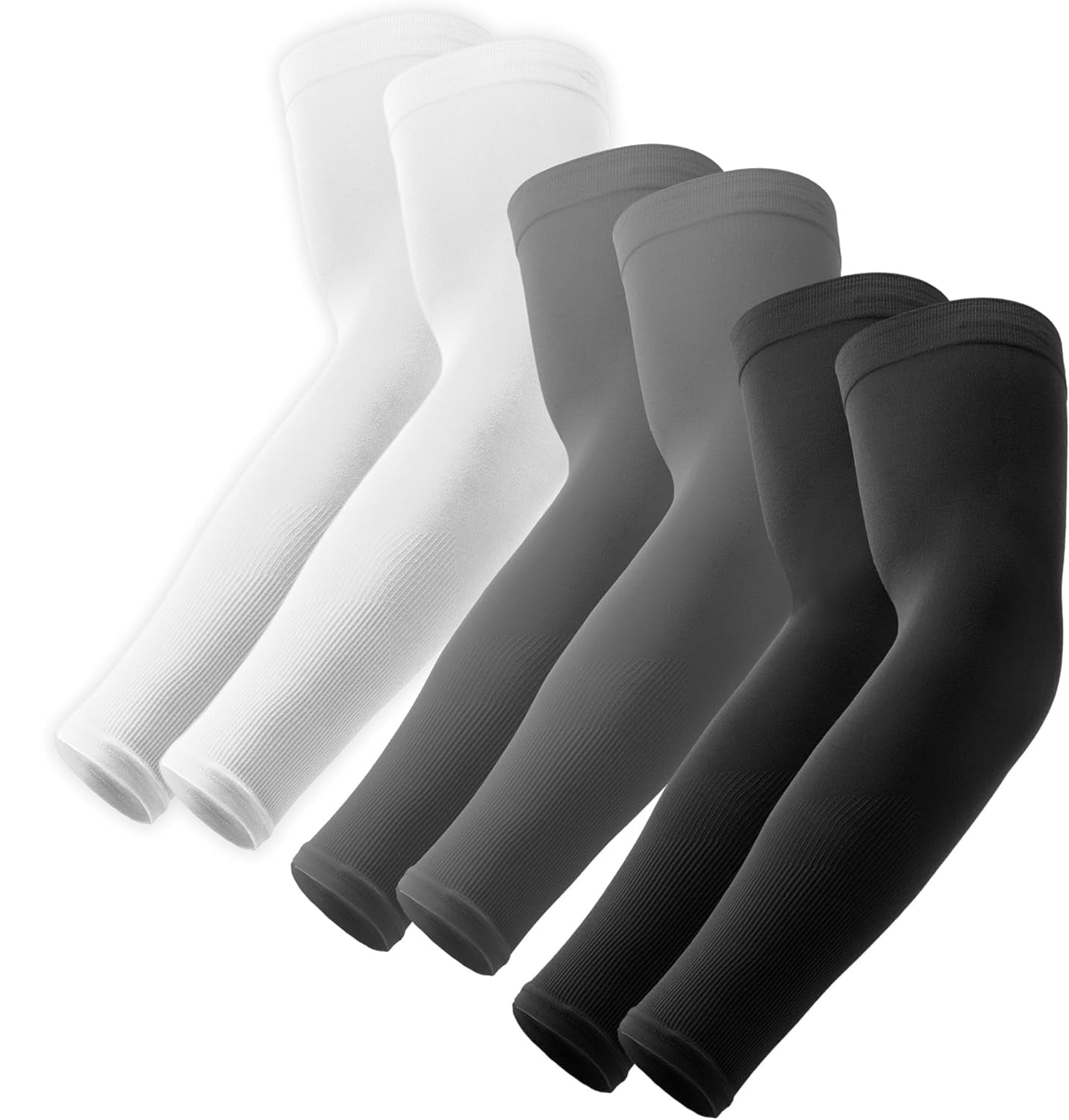 Holytech Sun Protection Compression Arm Sleeves, UV 50+ Cooling Arm ...