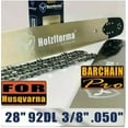 HolzfformaÂ® 28 Inch 3/8 .050 92DL Bar & Full Chisel Chain Combo For ...