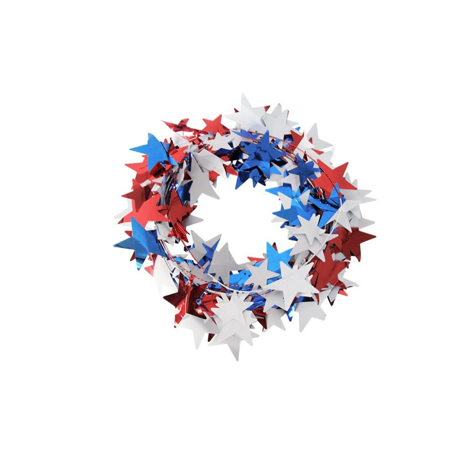 Holzkary 25 Foot Independence Day Garland Decoration – Red White And ...