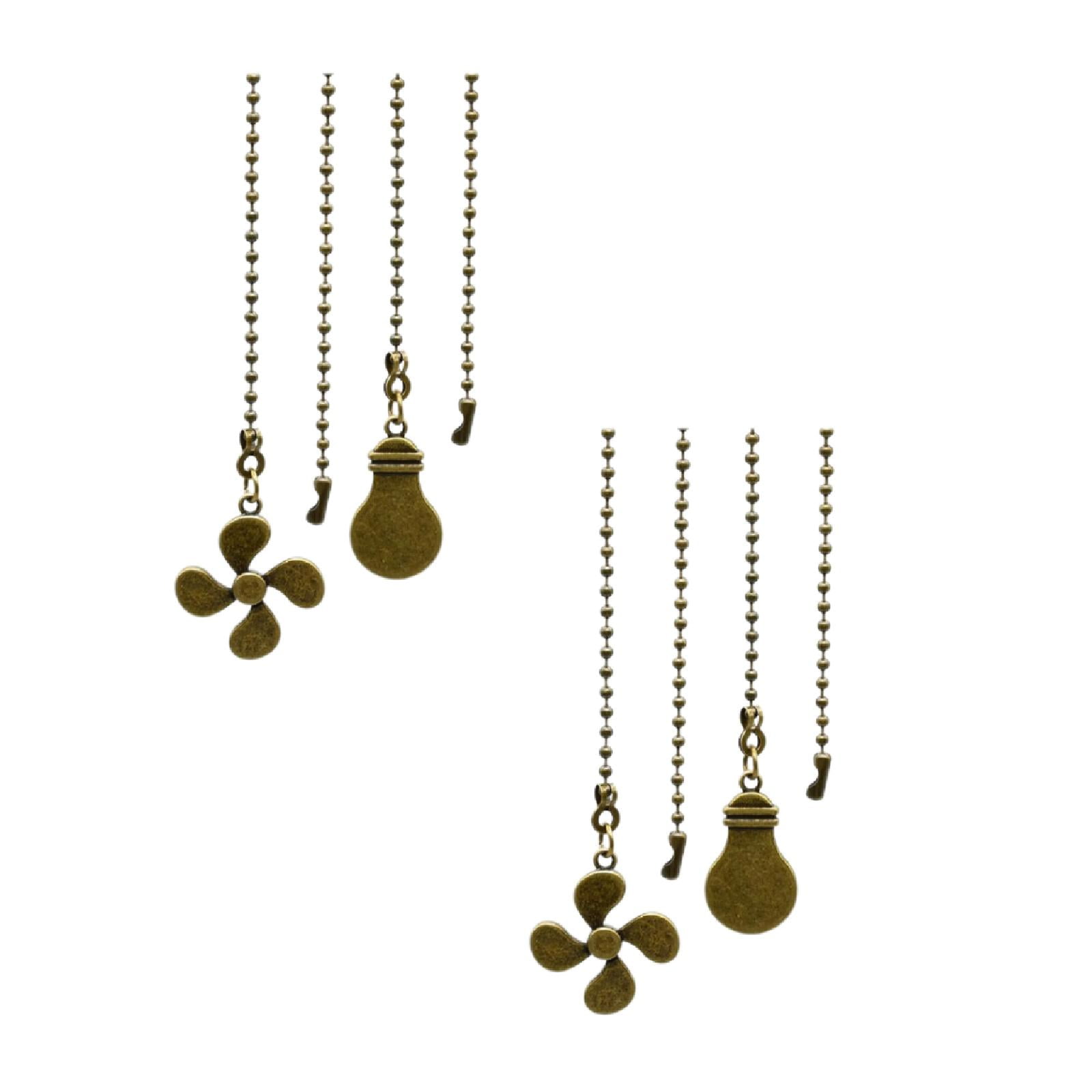 Holzkary Ceiling Fan Pull Chain Fan Extension Chain Fan Chain Pulls ...
