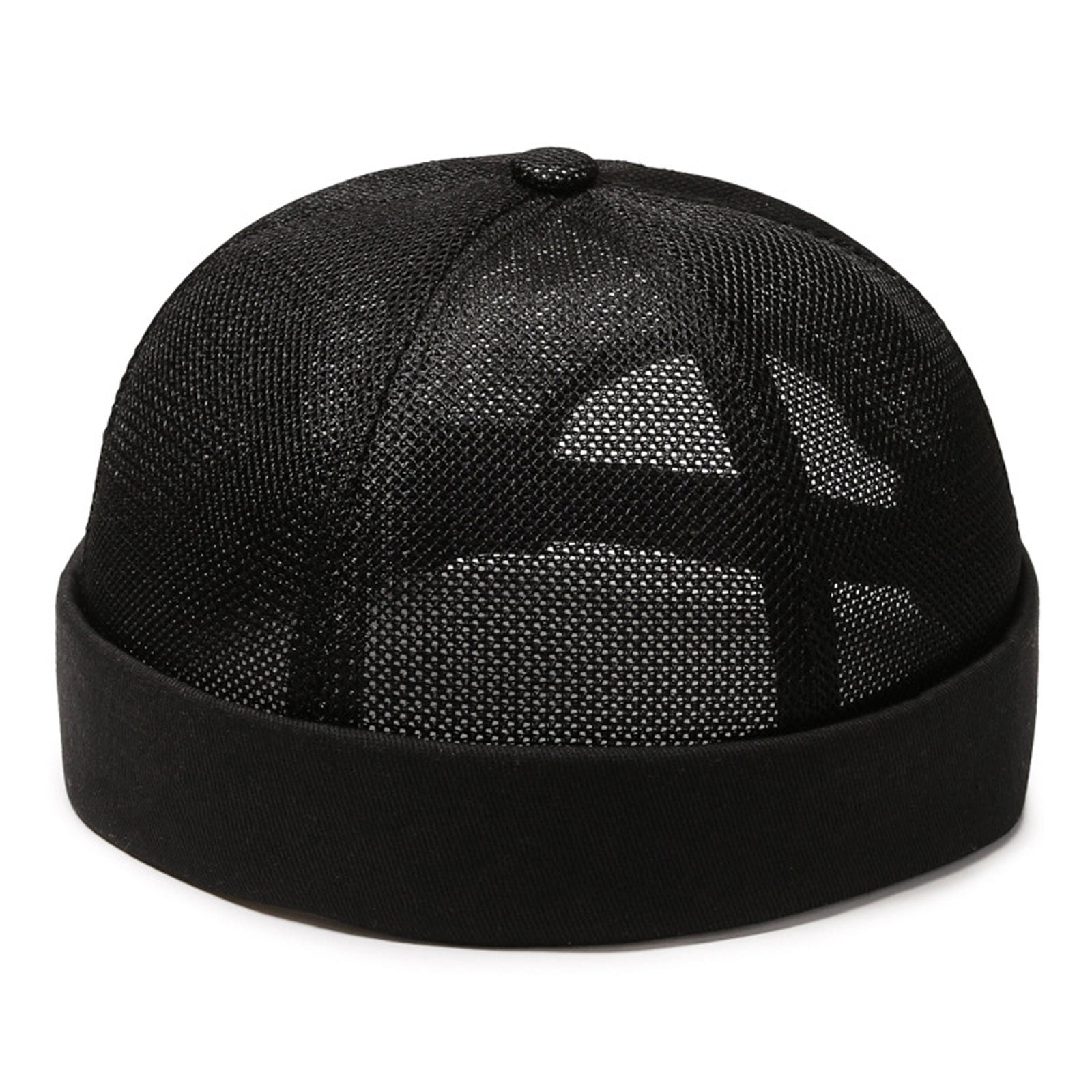 Holzkary Men's Summer Mesh Brimless Docker Beanie Caps Fashion Outdoor ...