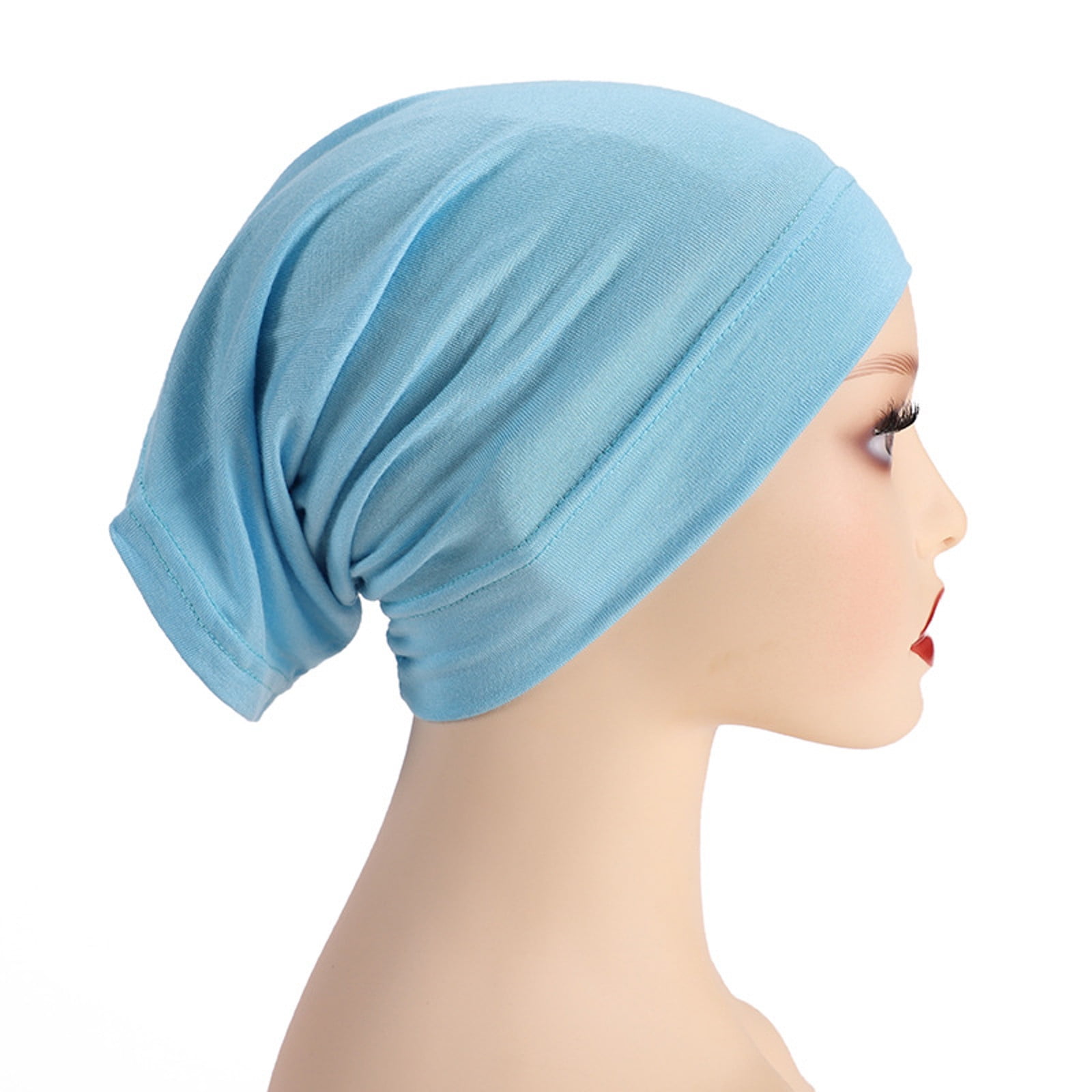Holzkary Slouchy Beanie Hats Hijab Cap for Women Islam Muslim Turban ...
