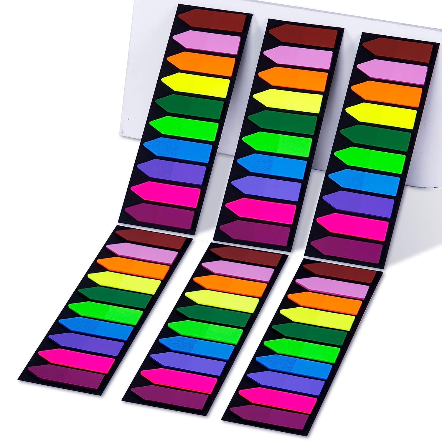 Holzlrgus 1200 Pieces Sticky Tabs Page Markers, Book Tabs Arrow Flags ...