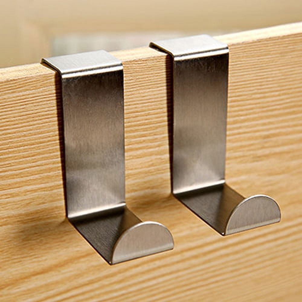 Holzlrgus 2PCS Heavy-Duty Over Door Hook Hanger for Coats, Bags, Robes ...