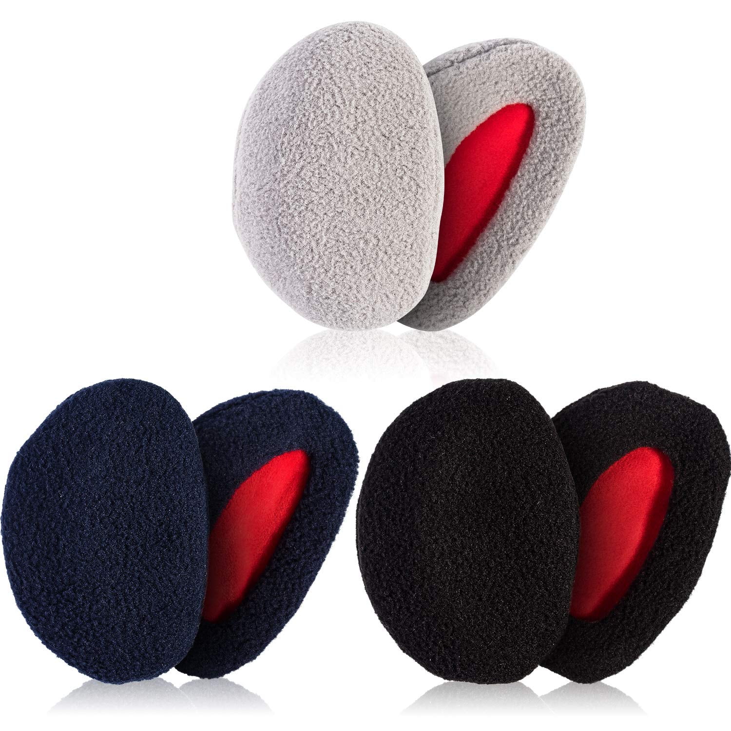 Holzlrgus 3 Pairs Ear Warmers Bandless Ear Muffs Unisex for Winter ...