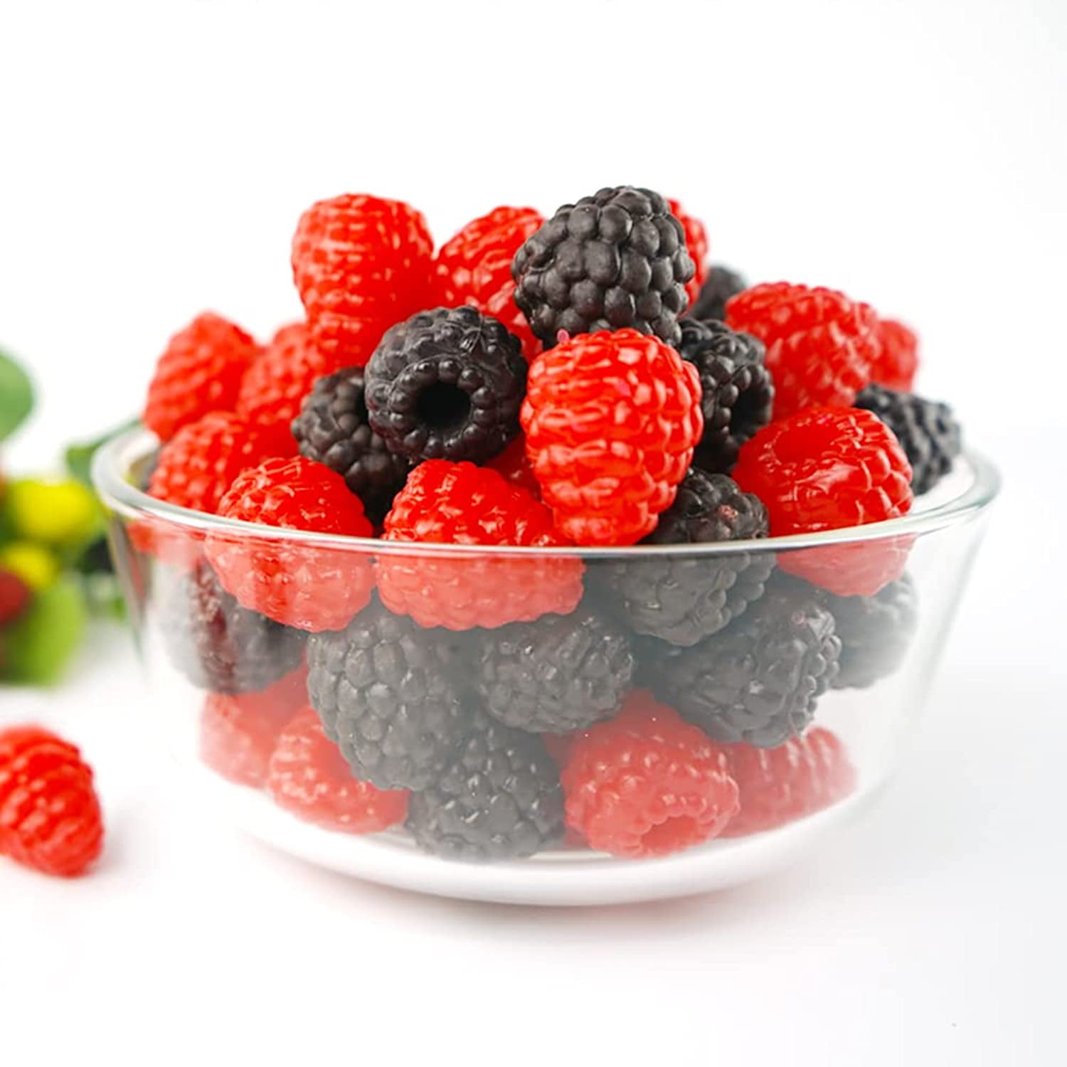 Holzlrgus 30 Pcs Artificial Raspberry Fake Raspberry Simulation Plastic ...