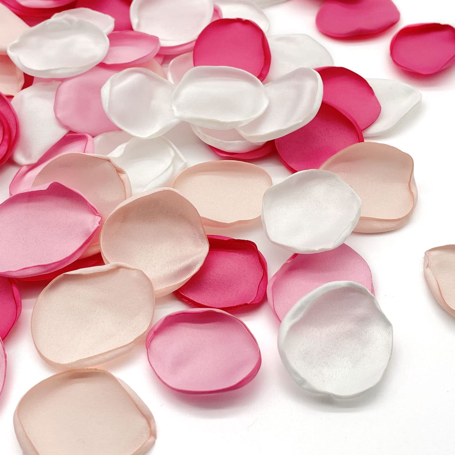 Holzlrgus 400Pcs Rose Petals for Wedding Decor Blush Pink Silk Petals ...