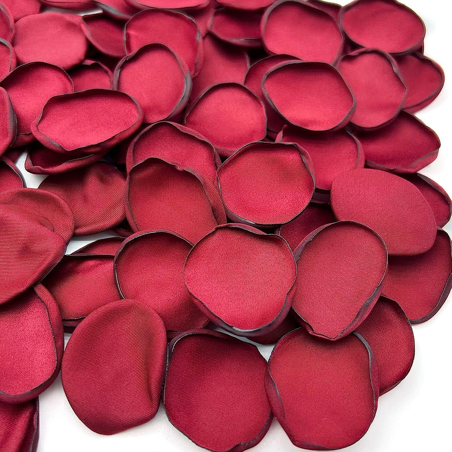 Holzlrgus 400Pcs Rose Petals for Wedding Decor Burgundy Silk Petals ...