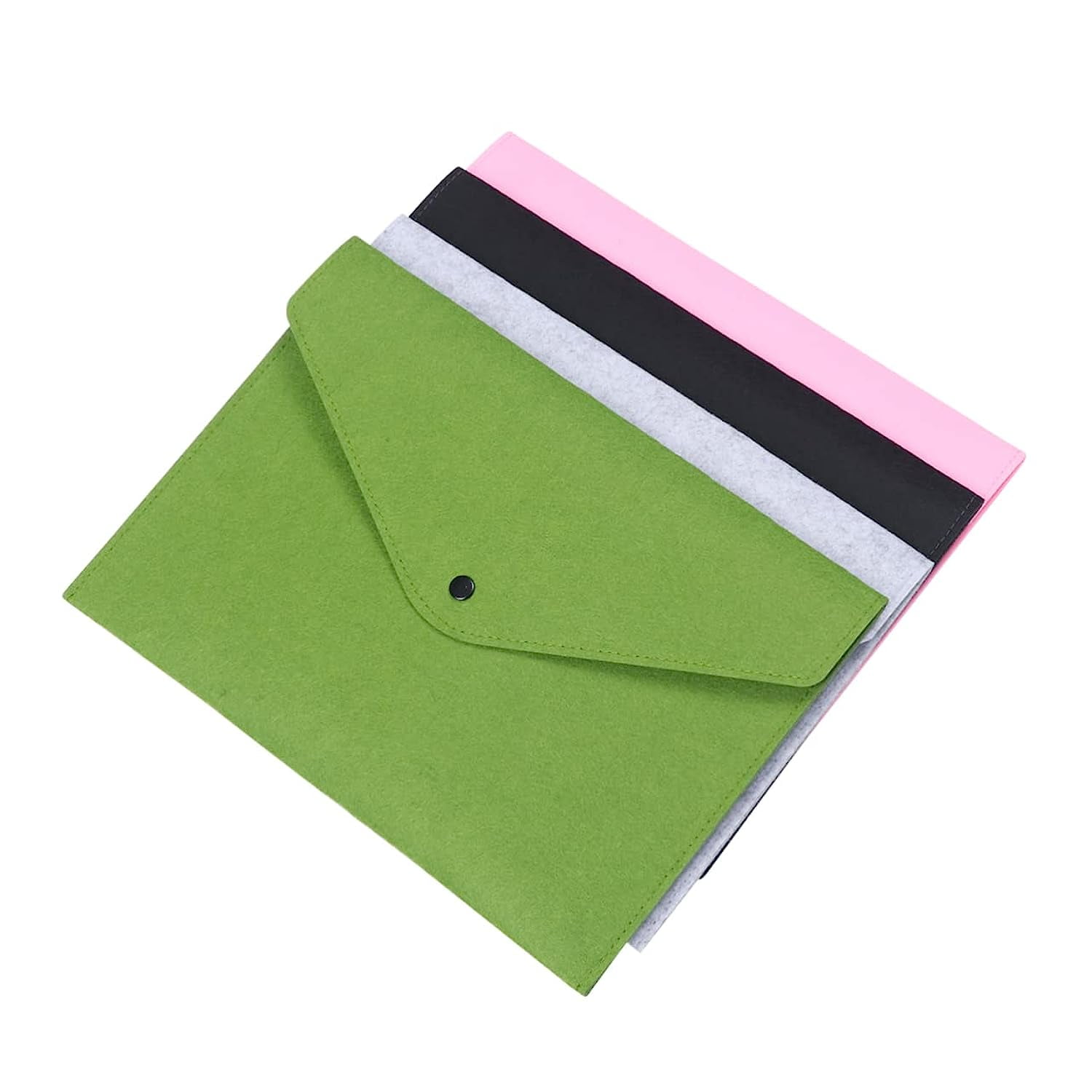 Holzlrgus 4pcs Zipper Envelopes Expandable Folder Accordion File Folder ...