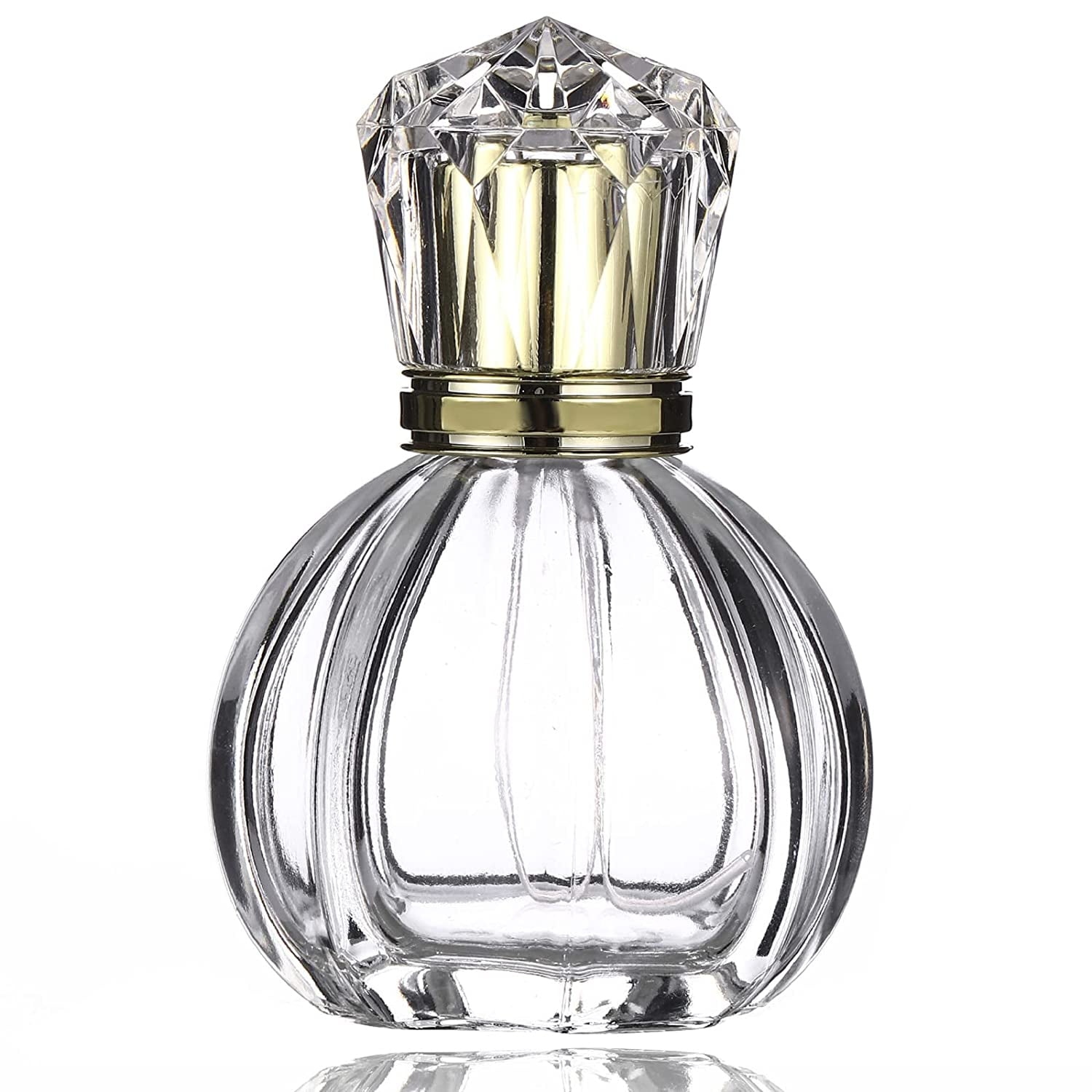 Holzlrgus Glass Perfume Bottle 50ML, Refillable Atomizer, Portable ...