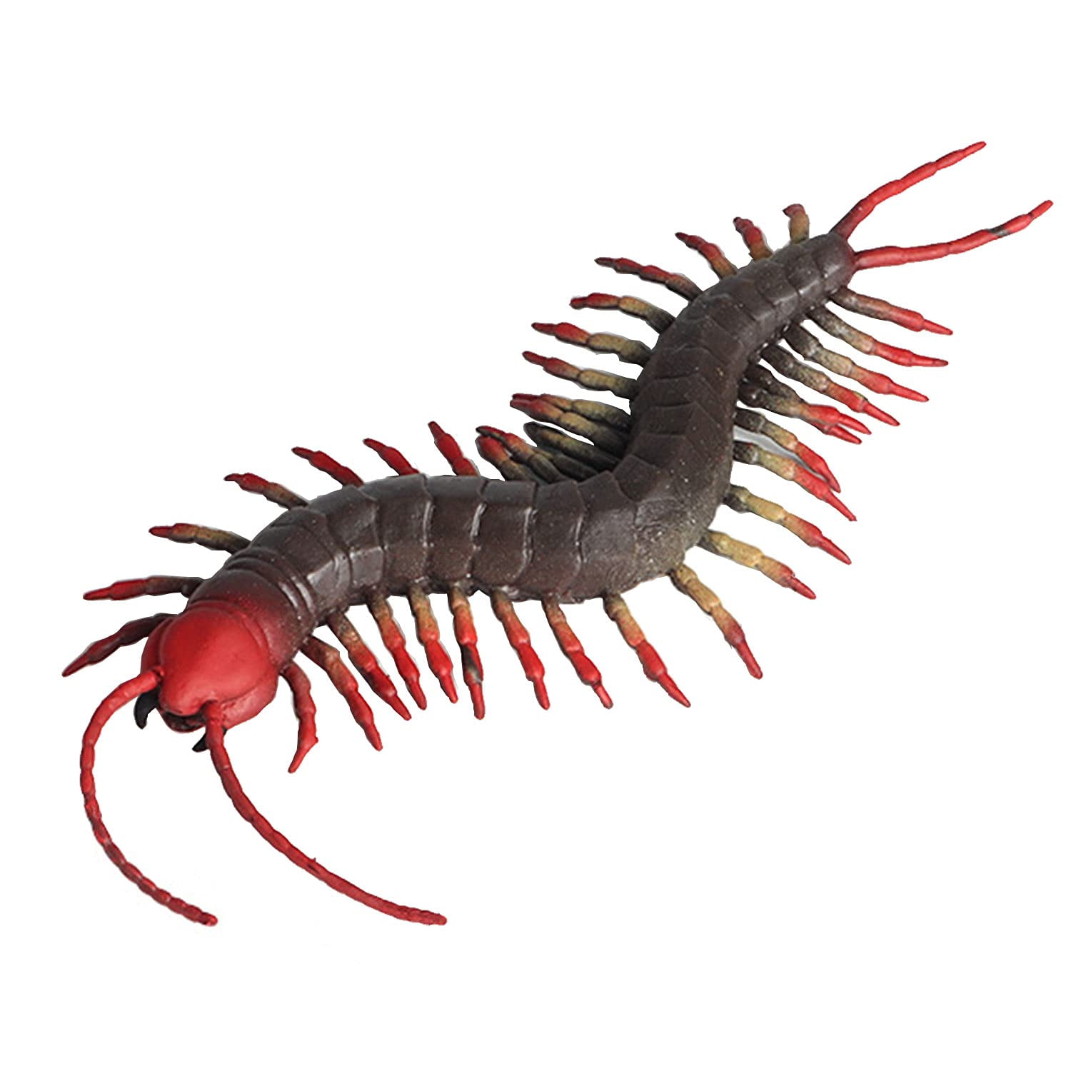 Holzlrgus Animal Figures 1pcs Rubber Elastic Realistic Centipede Action ...