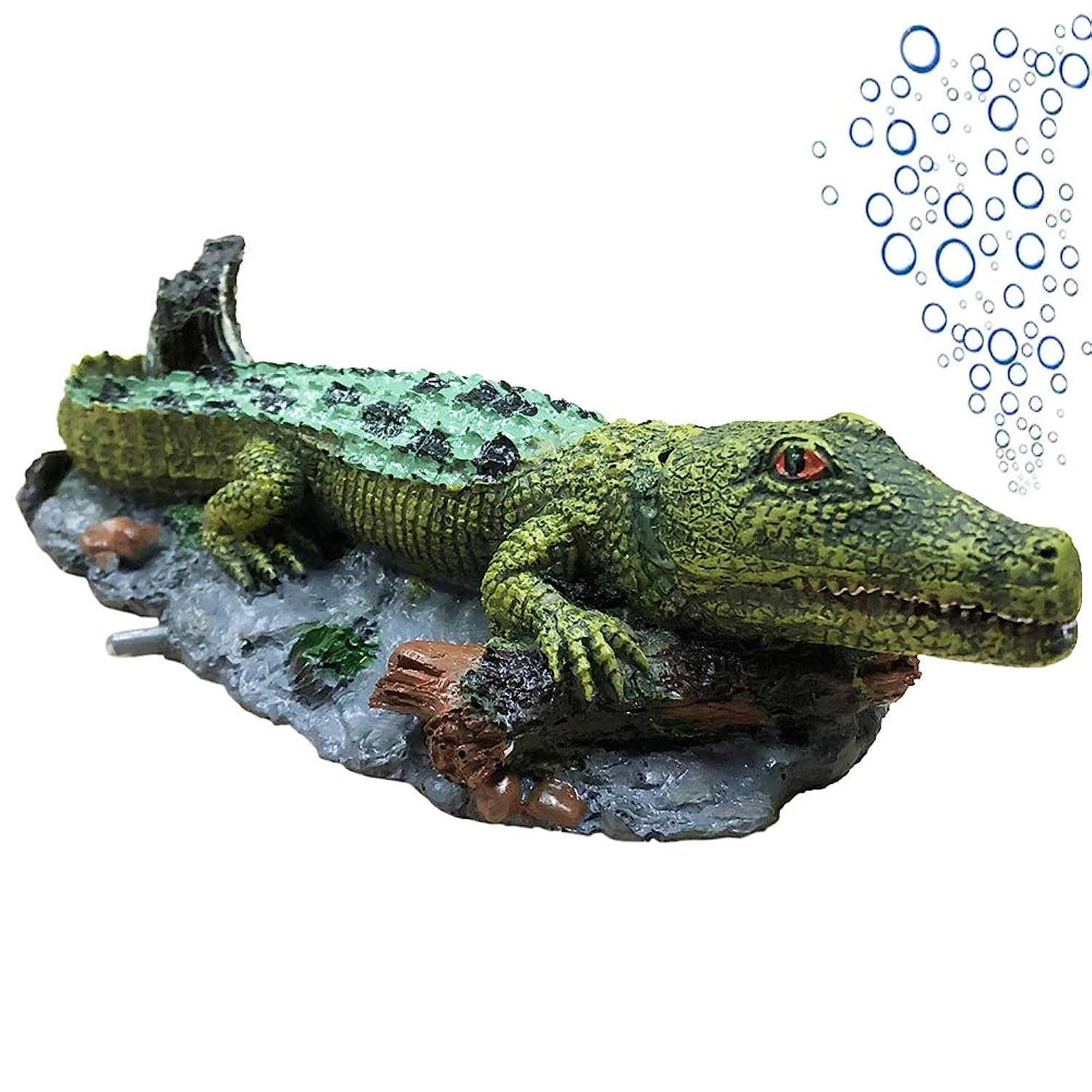 Holzlrgus Aquarium Alligator Air Bubbler Decorations - Aerating Action ...