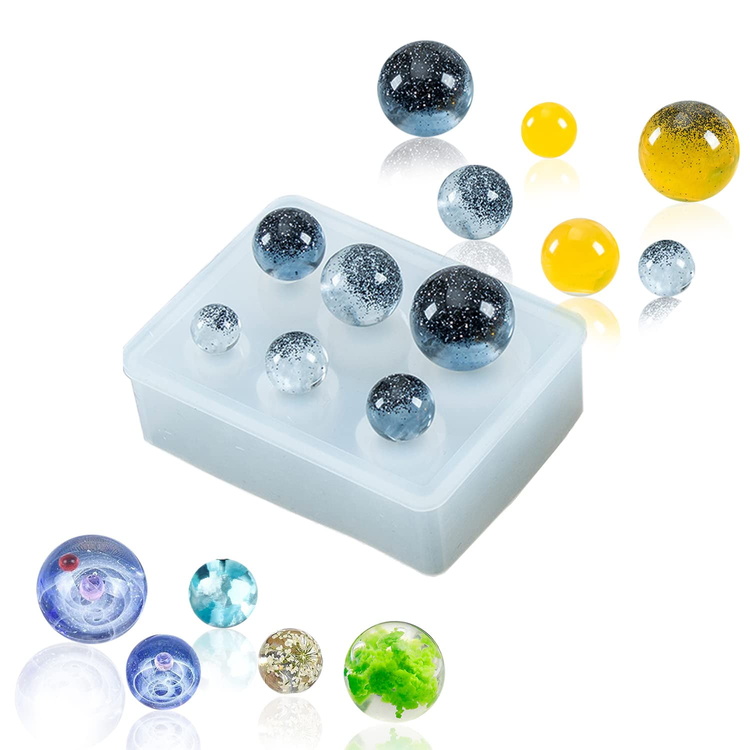 Holzlrgus Ball Mold for Resin - Silicone Molds for Epoxy Resin ...