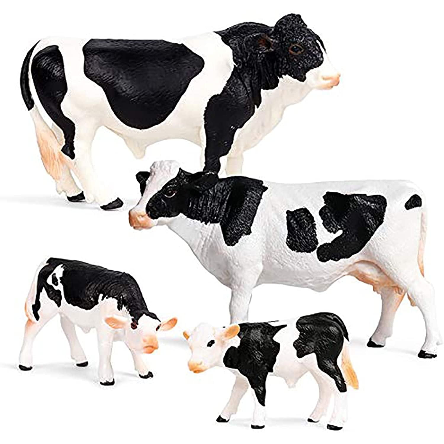 Holzlrgus Cattle Figurine Simulated Simmental Cattle Figure Realistic ...