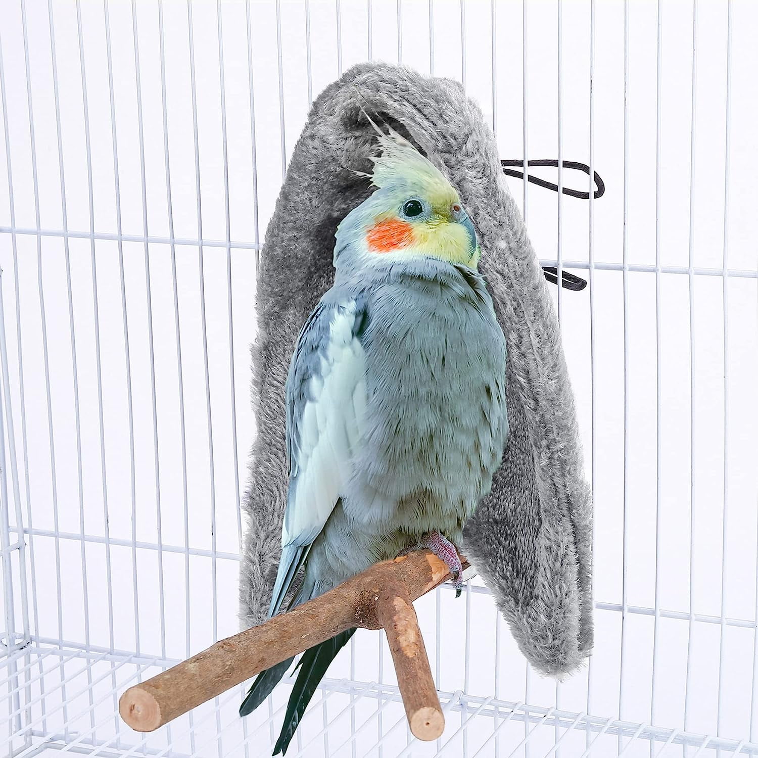 Holzlrgus Comfort Corner Fleece Bird Blanket Parrot Cage Snuggle Hut ...