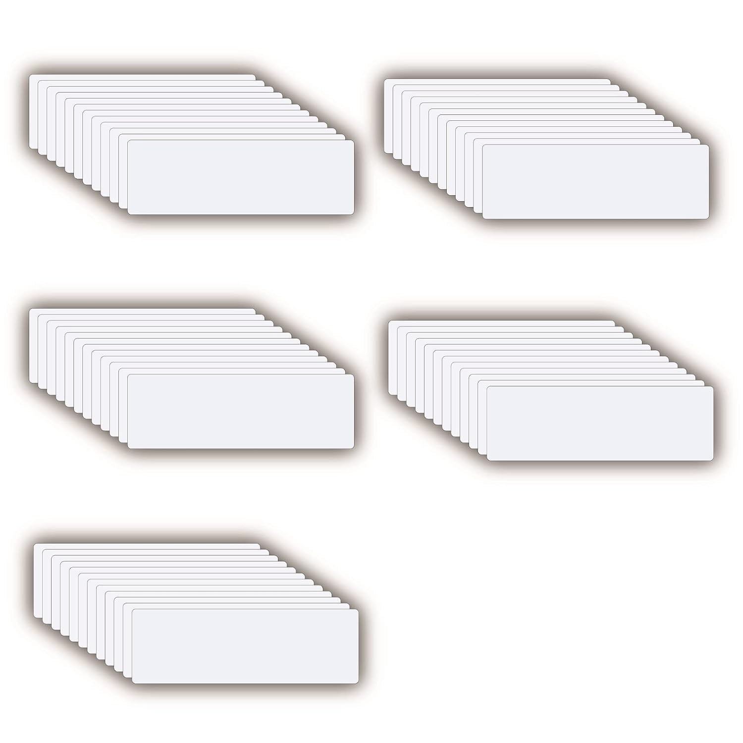 Holzlrgus Dry Erase Magnetic Labels (1x3",Pack of 60),Write On Magnets ...