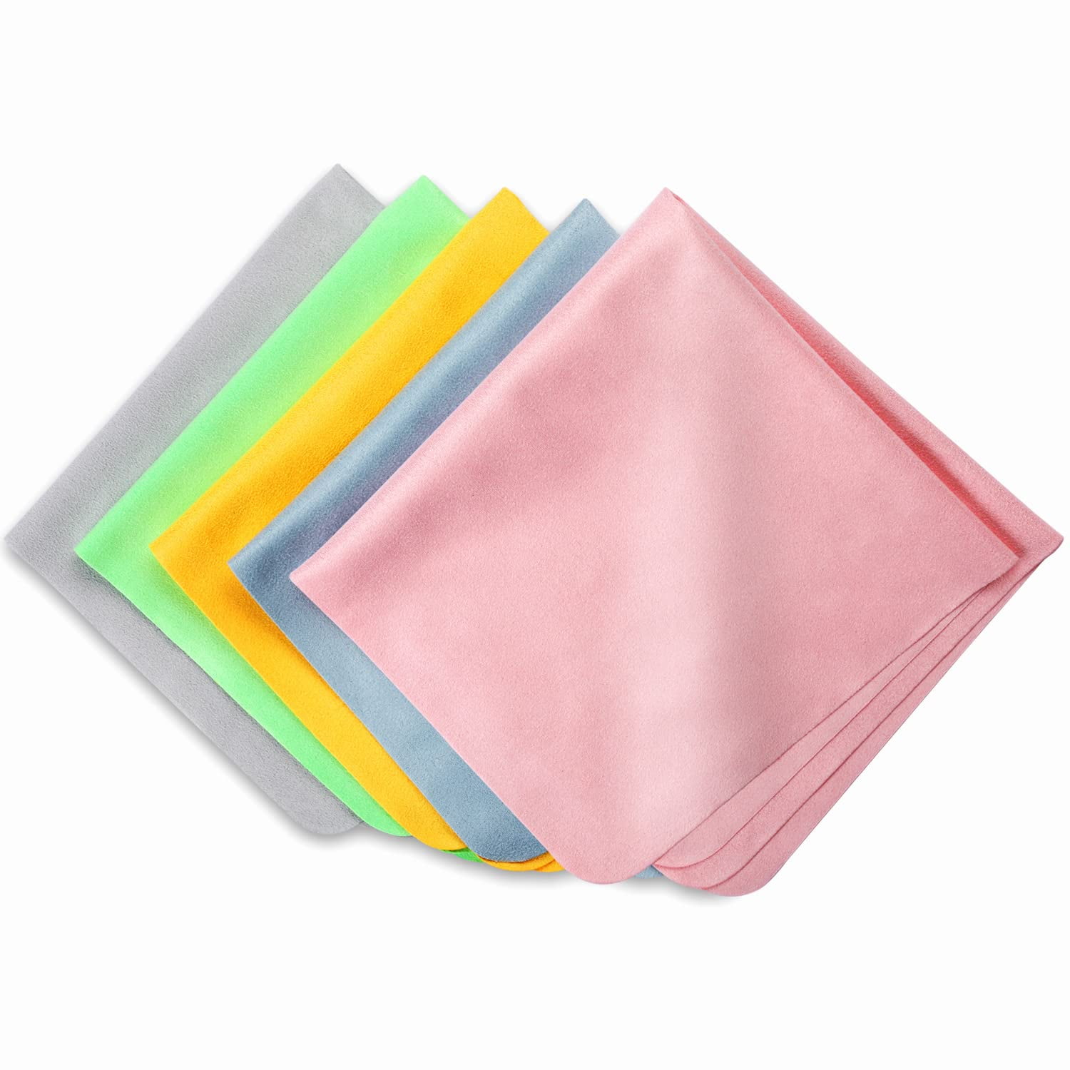 Holzlrgus Extra Large Microfiber Cleaning Cloths (12"x 12") for ...