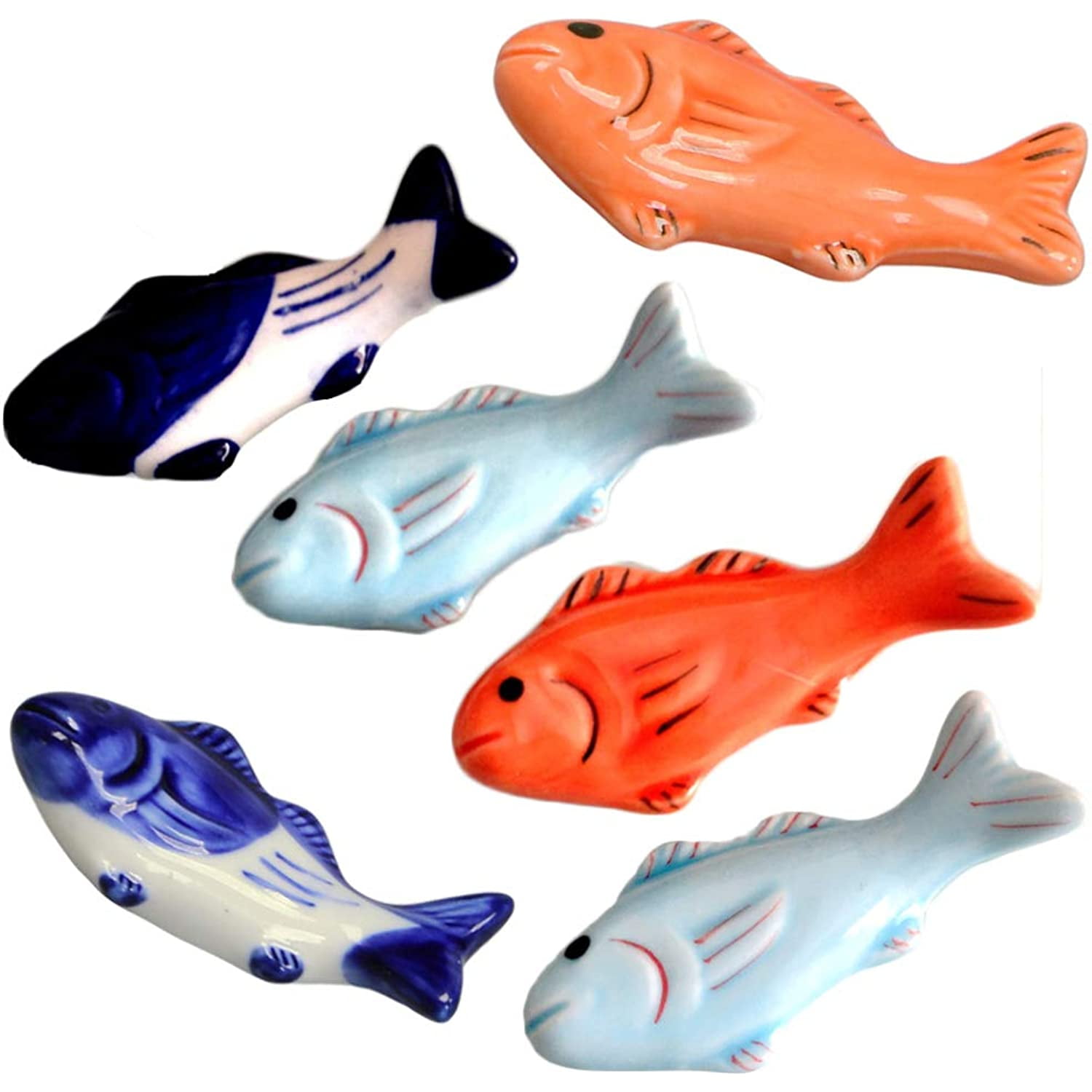 Holzlrgus Fish Chopstick Rest Ceramic Japanese Chopsticks Pillow Rack ...