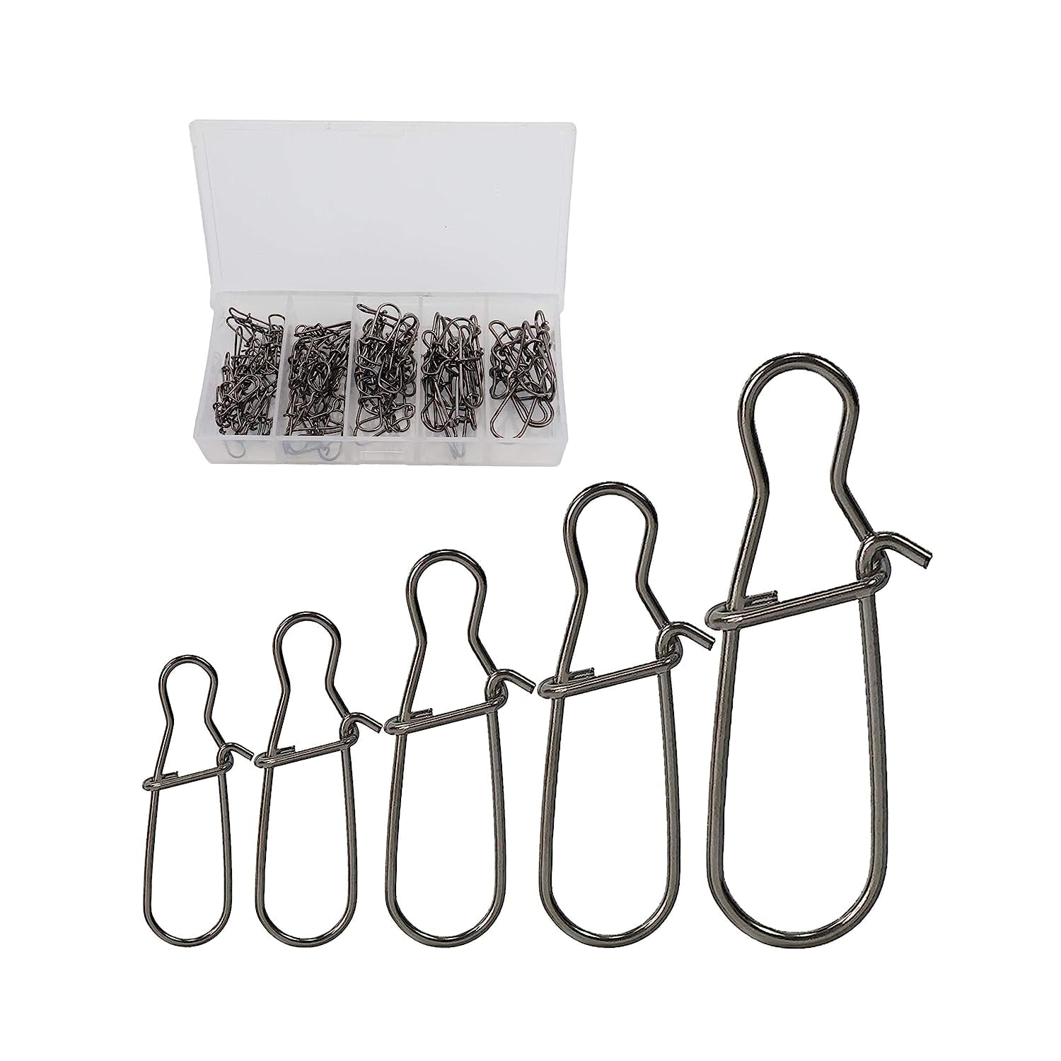 Holzlrgus Fishing Duo Lock Snaps Swivel for Saltwater Freshwater, Fast ...