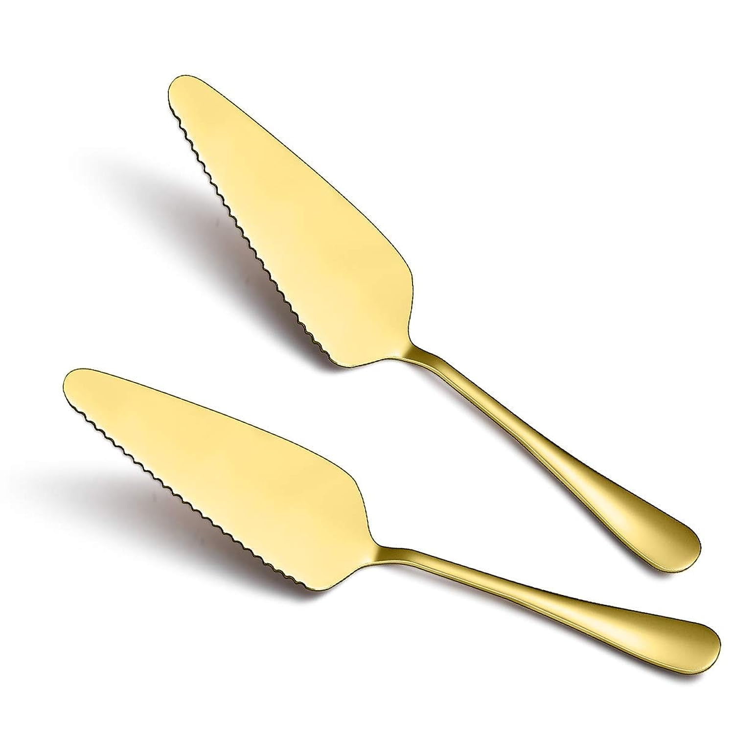 Holzlrgus Gold Cake Pie Pastry Server Pack Of 2, Wedding Cake Knife And ...