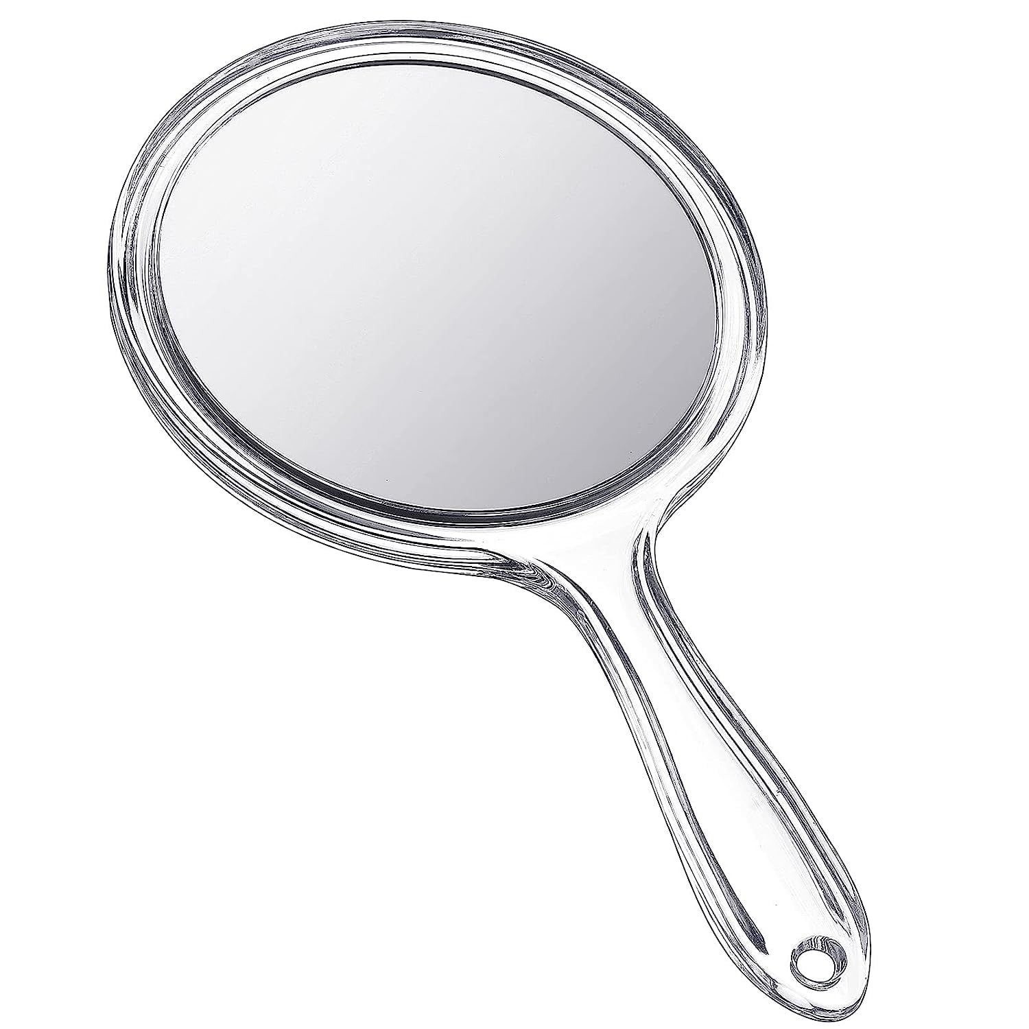 Holzlrgus Hand Mirror Double-Sided Handheld Mirror 1X/ 2X Magnifying ...