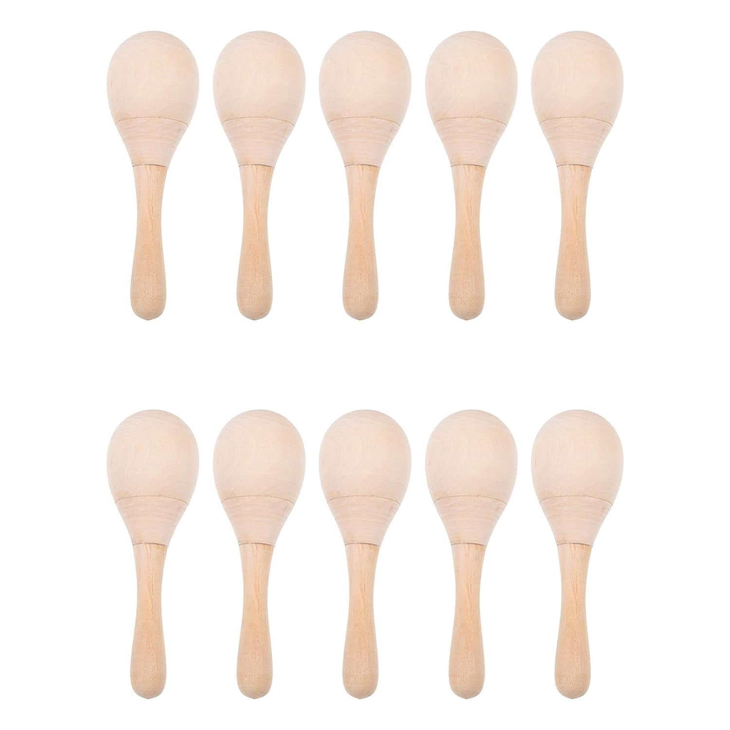 Holzlrgus Mini Wooden Maracas Kids Wood Maracas Maracas Hand Percussion ...