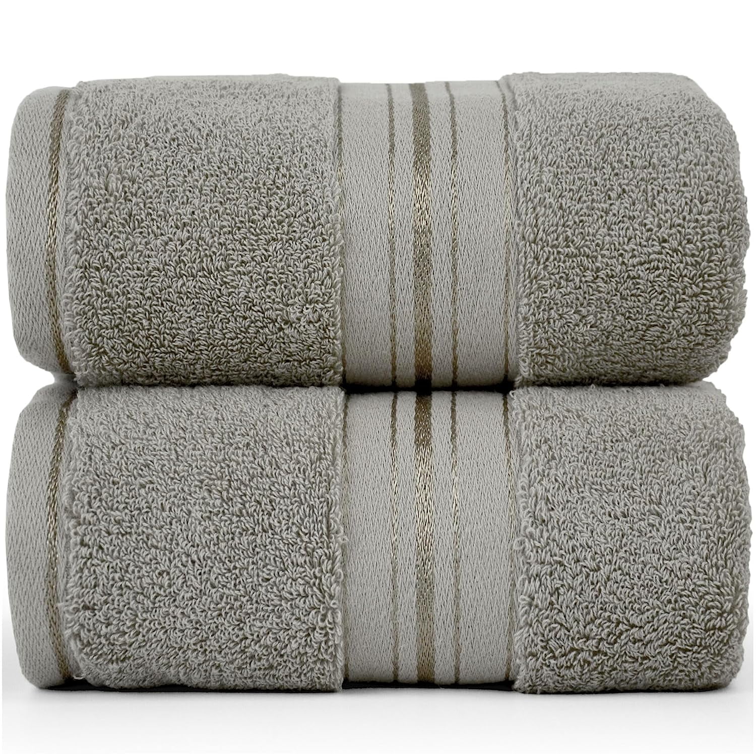 Holzlrgus Plaza Taupe Hand Towels - High Absorbency, Plush Bathroom ...