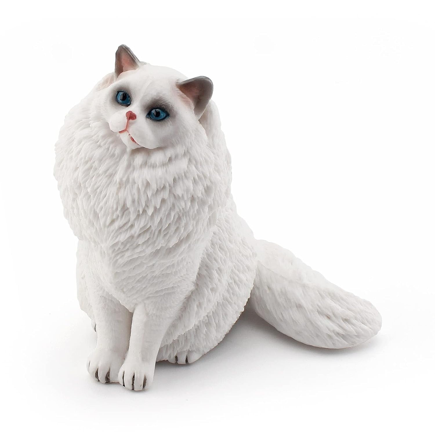 Holzlrgus Ragdoll Cat Figurine Big Cat Animal Action Figure Cat Toy Cat ...
