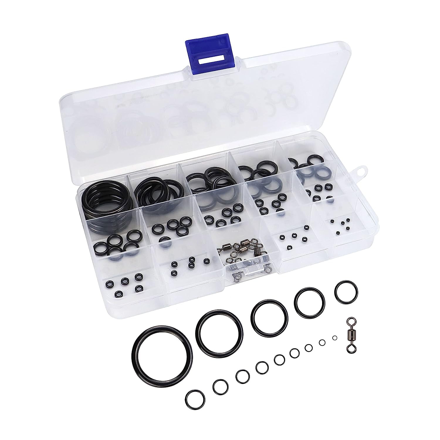 Holzlrgus Rod Tip Repair Kit Fishing Pole Eyelet Repair 14 Sizes Ceramic Guides Rings Fishing ...