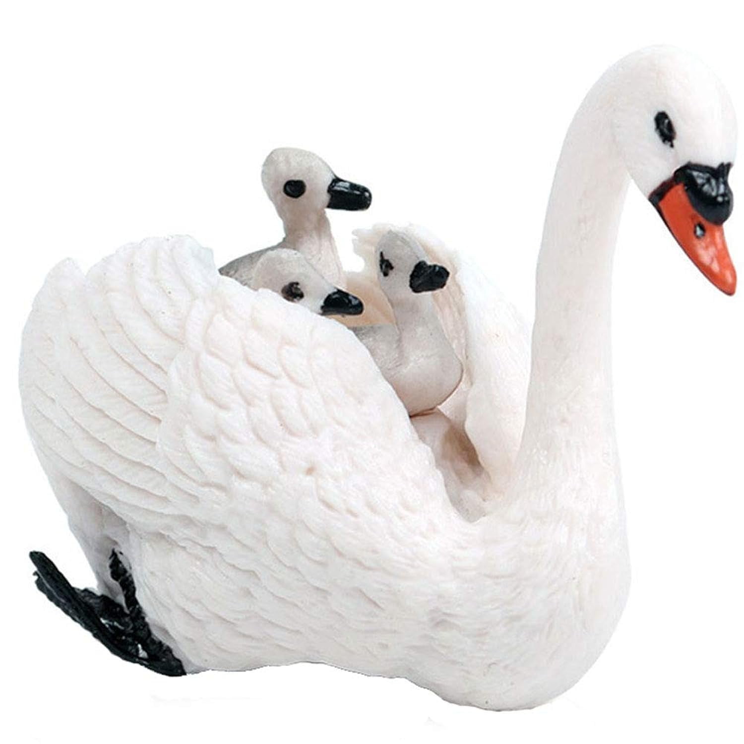Holzlrgus Swan Figure Realistic Animal Figurines Early Educational Bird ...
