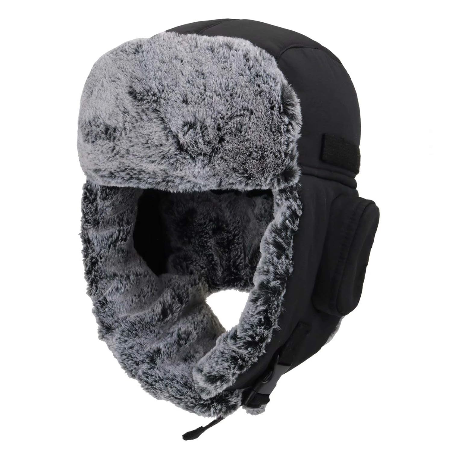 Holzlrgus Warm Trapper Hat for Men Winter Russian Hats Ushanka Hunting ...