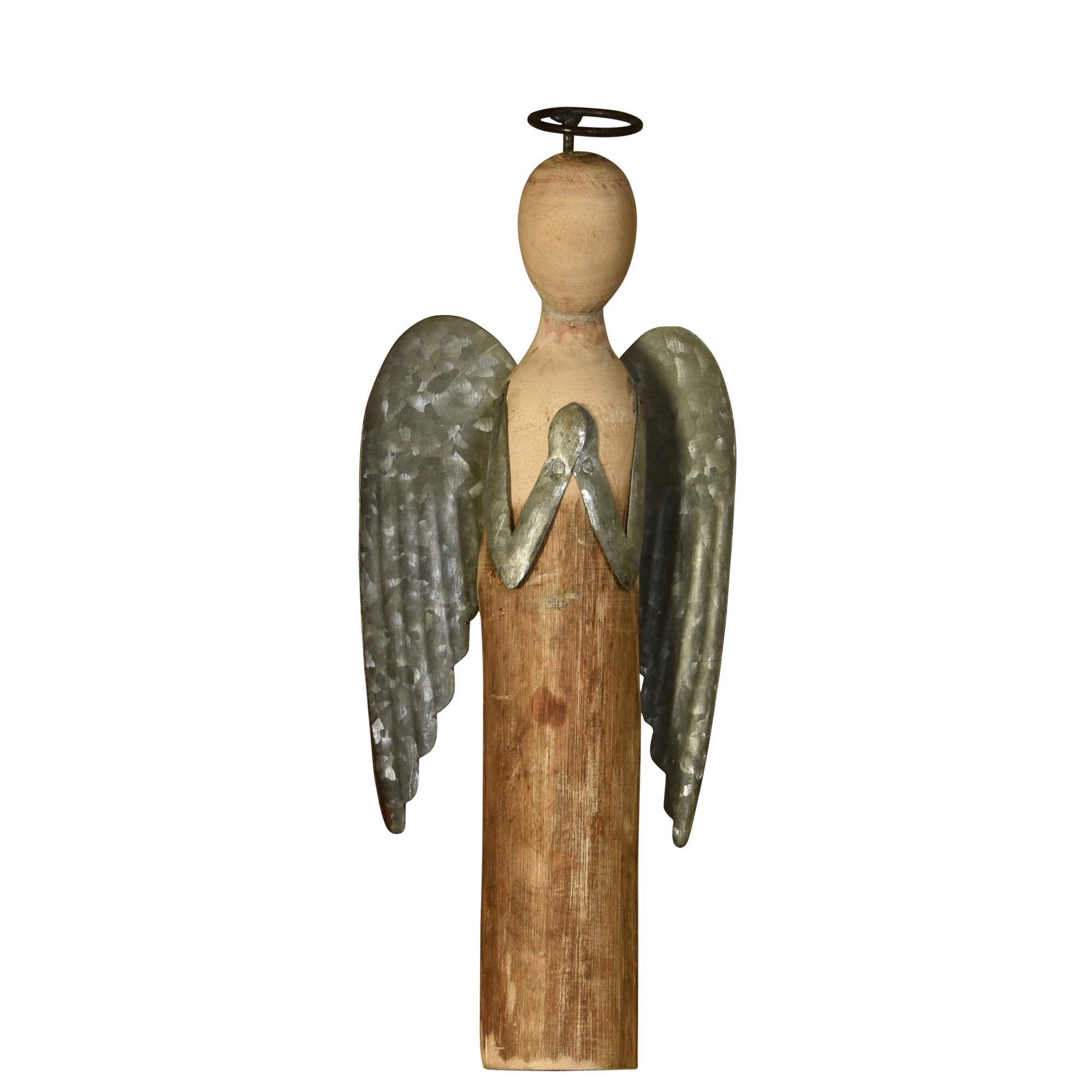 HomArt 5710-0 Angel at Prayer, 12-inch Height, Wood and Metal - Walmart.com