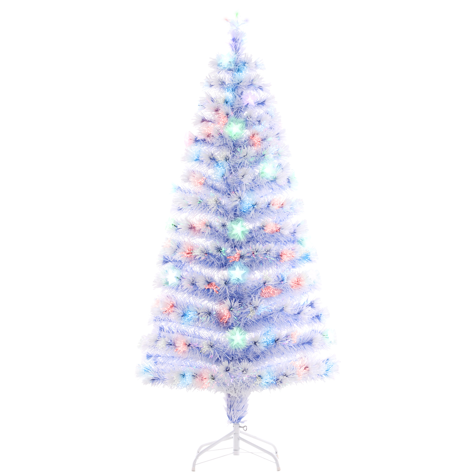 60" Fiber Optic Fireworks Evergreen Tree - Walmart.com