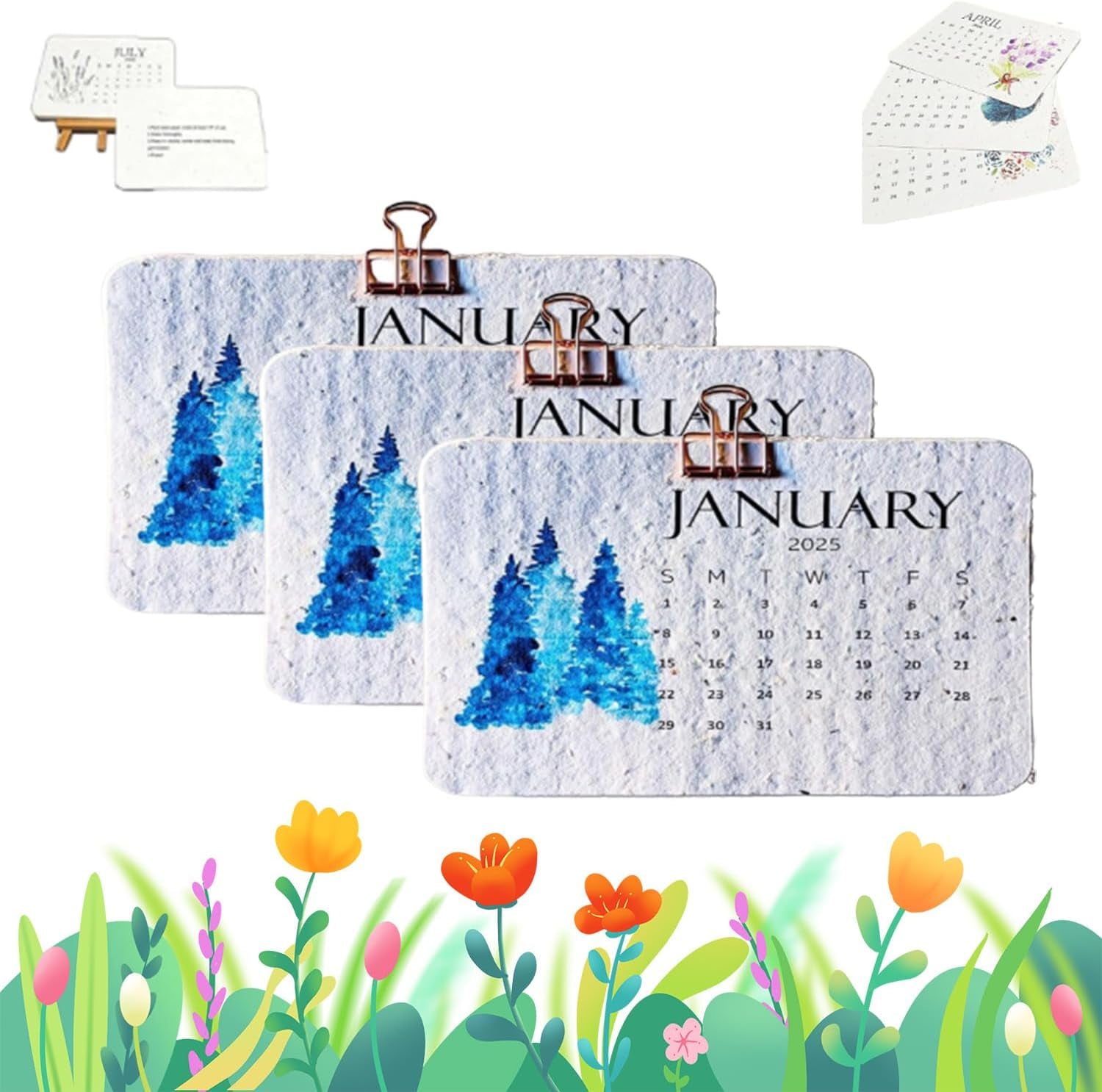 HomFairy Eco-Friendly Plantable Love Seed Calendar 2026, Lush Farms ...