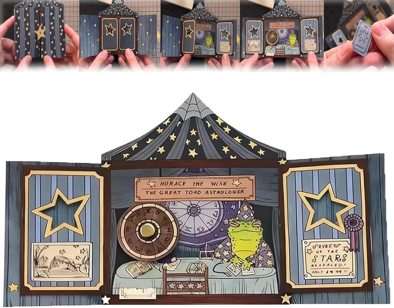 HomFairy Horace The Wise, The Great Toad Astrologer Christmas Pop-Up ...
