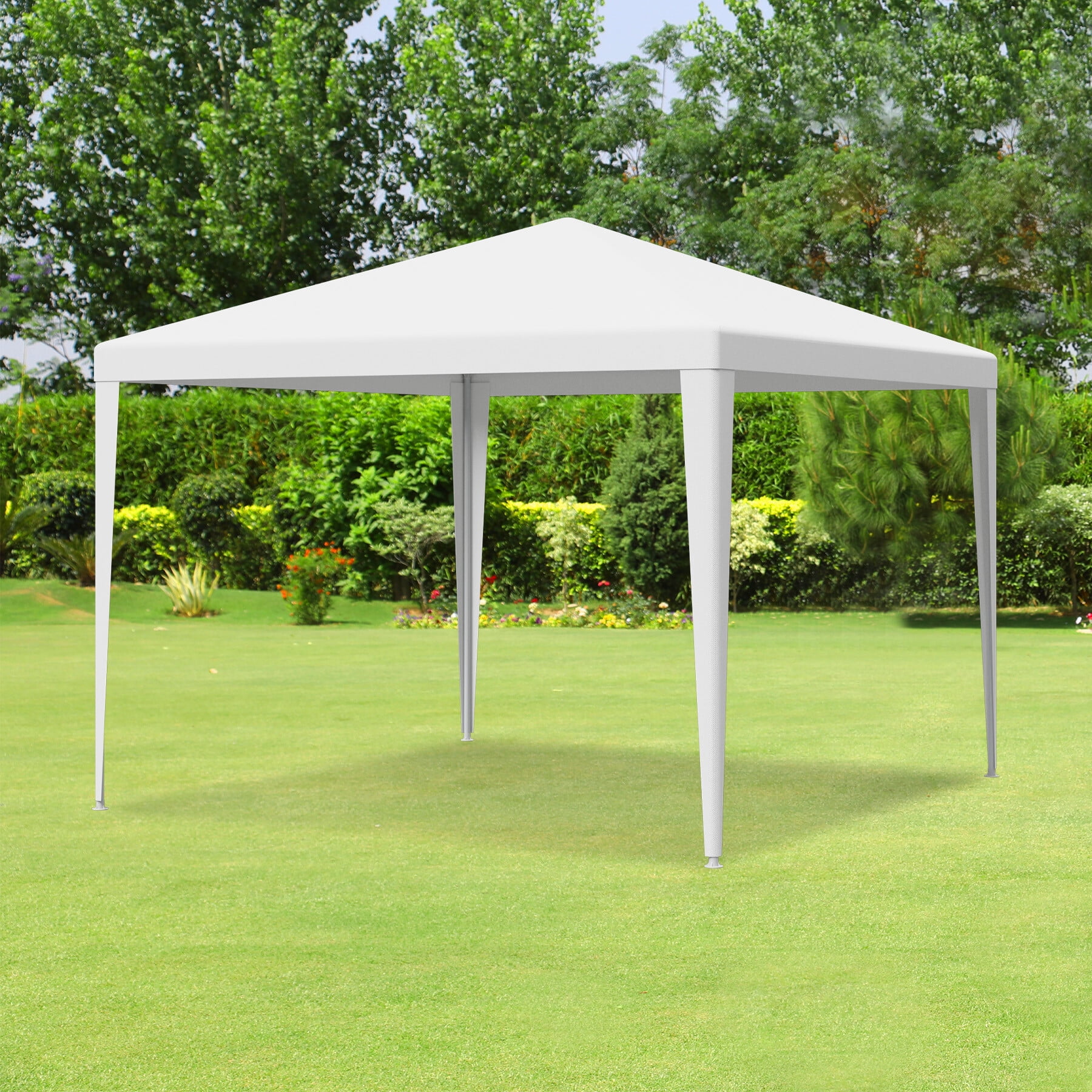 HomGarden 10x10FT Outdoor Gazebo Canopy Wedding Party Tent W/4 ...