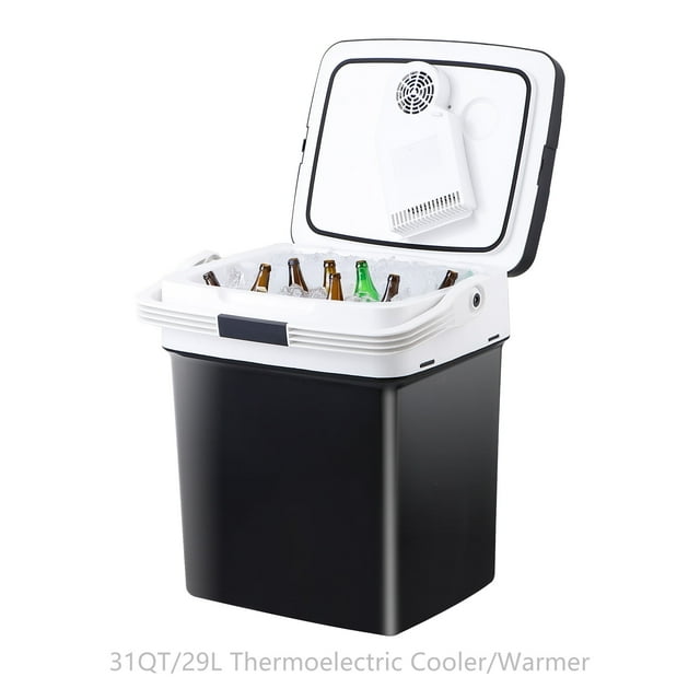 HomGarden 27L Mini Thermoelectric Cooler/Warmer Portable Car Fridge ...
