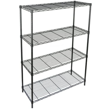 JEGS 81399 4-Tier Shelf Rack, 52in Height, 14.5in Between Shelves ...